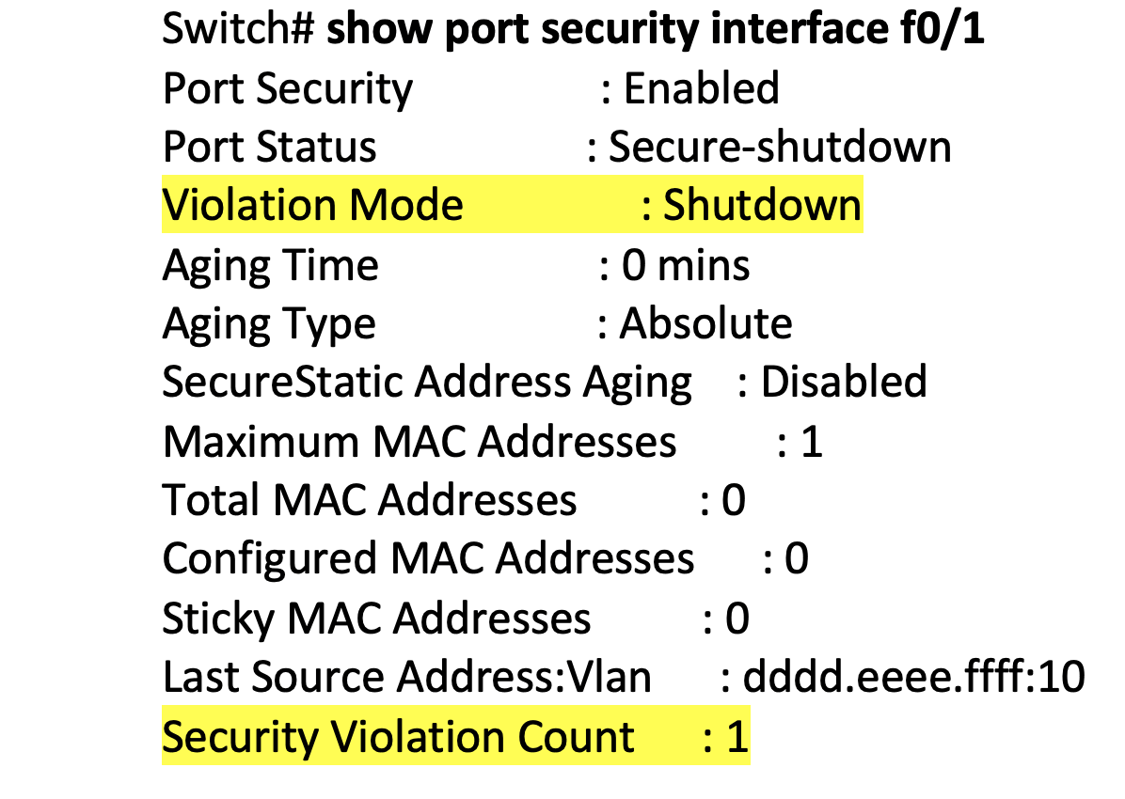 How to Configure Cisco Port Security